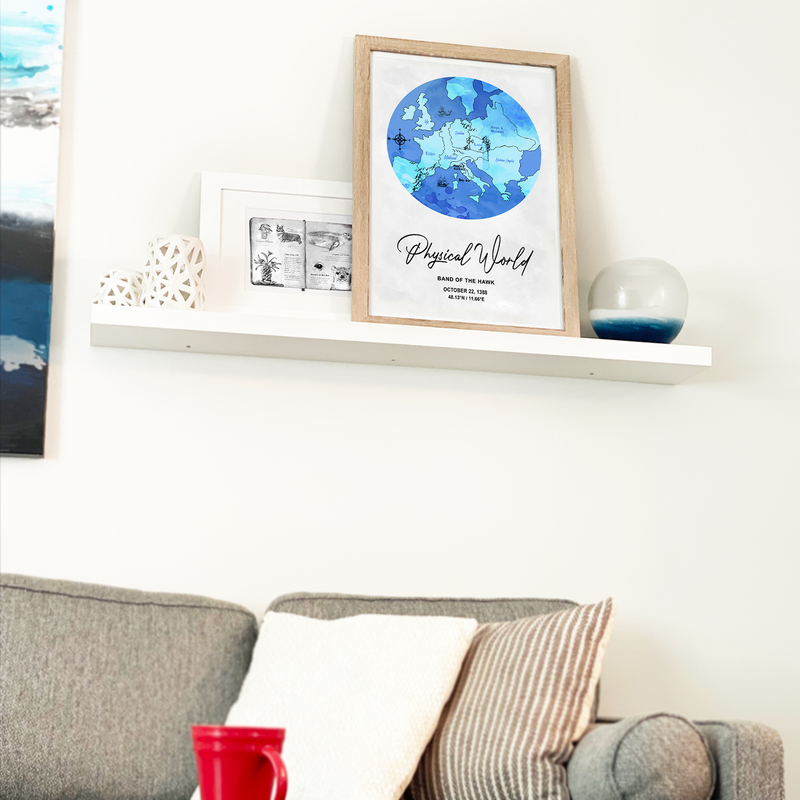 Berserk Anime World Map Poster - Norm Service